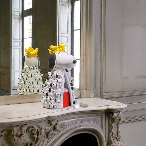 King Snoopy Peanuts Sculpture by J-C de Castelbajac 42 cm