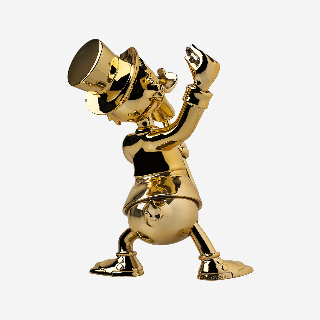 Uncle Scrooge Disney Figurine 65 cm Gold Chromed