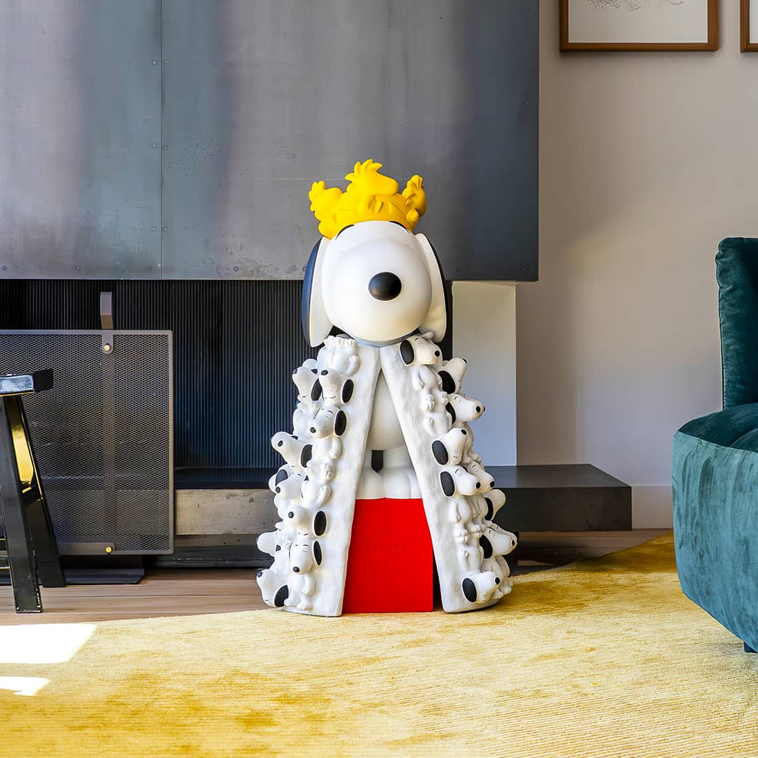 King Snoopy Peanuts Sculpture by J-C de Castelbajac 84 cm